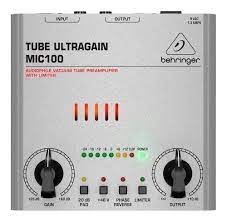 Behringer MIC100 Preamplificador De Micrófono – Expertos Audiovisuales
